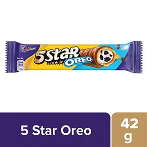 Cadbury 5 Star Oreo Chocolate Bar, Caramel, 42 Gram 35/- Bisarga ...