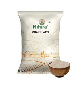 Nihira Whole Wheat Chakki Atta, 10 kg (South) - Bisarga: Online Supermarket In India - Online ...